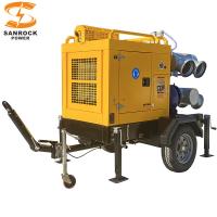 China Customized Vacuum Self Priming Pump 20m High Head Mobile Diesel Water Pumps for sale