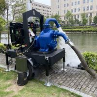 China Trailer Mounted Water Pump Self Priming Sewage Pump High Performance Water Pump for Diesel Engine for sale