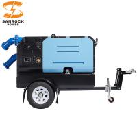China High Pressure Diesel Water Pump Emergency Flood Control Trailer Mounted Sewage Pump for sale