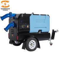 China High Pressure Diesel Water Pump Emergency Flood Control Trailer Mounted Sewage Pump for sale