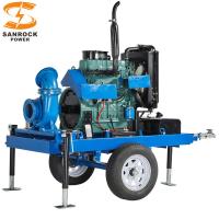 China 90kw 120kw Diesel Powered Water Pumps Urban Self Priming Sewage Pump Long Working Life for sale