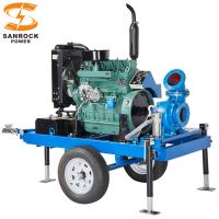 China 90kw 120kw Diesel Powered Water Pumps Urban Self Priming Sewage Pump Long Working Life for sale