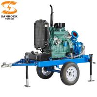 China 90kw 120kw Diesel Powered Water Pumps Urban Self Priming Sewage Pump Long Working Life for sale