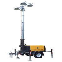 China Mining Areas Diesel Light Tower Towable Light Tower Diesel Generator Mobile Light Tower for sale