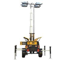 China Construction Light Tower Diesel Generator Illumination System Portable Light Tower for sale