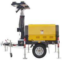 China Emergency Light Tower Metal Halide Lamp Telescopic Light Tower Mobile Light Tower Generator for sale
