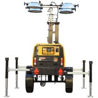 China Events Diesel Light Tower Portable Diesel Engine LED Tower Light Flood Lighting Tower for sale