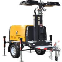 China Emergency Light Tower Metal Halide Lamp Telescopic Light Tower Mobile Light Tower Generator for sale