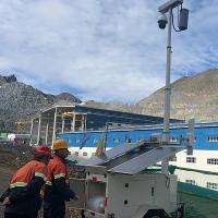 China Portable Solar Light Tower Surveillance Tower Lighting Mining Operations Mobile Lighting Tower for sale