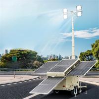 China Mobile Lighting Tower Emergency Solar Light Tower Zero Emissions LED Lighting Tower for sale