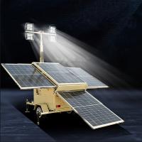 China Construction Light Towers LED Light Tower Infrastructure Support Mobile Solar Light Tower for sale