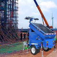 China Mobile Lighting Tower Emergency Solar Light Tower Zero Emissions LED Lighting Tower for sale