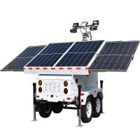 China Portable Generator Light Tower Emergency Response Zones LED Tower Lighting Solar Light Tower for sale