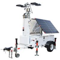 China Solar Powered Portable Light Tower Mining Operations LED Light Tower Renewable Energy Use for sale