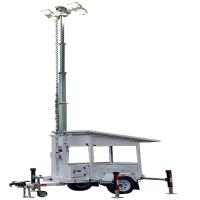 China Mobile Lighting Tower Emergency Solar Light Tower Zero Emissions LED Lighting Tower for sale