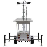 China LED Mobile Light Tower Industrial Light Towers Mast 7m Affordable Solar Light Tower for sale