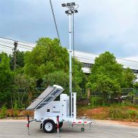 China High Efficiency Mobile Lighting Tower Mining Solar Light Tower Portable Light Towers for sale