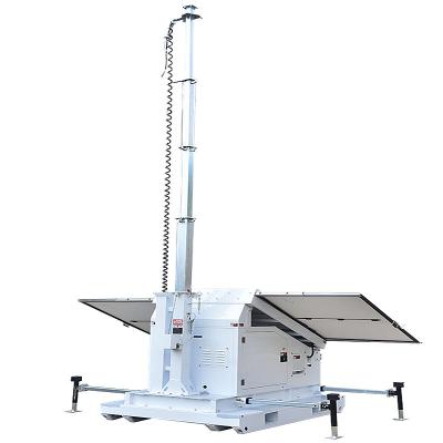 China Construction Light Towers LED Light Tower Infrastructure Support Mobile Solar Light Tower for sale
