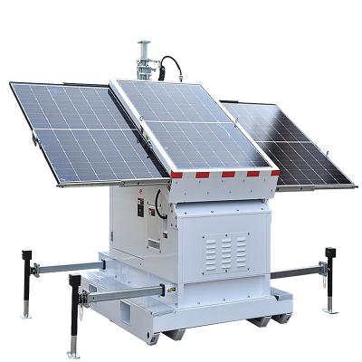 China Construction Sites And Outdoor Events Made Brighter With Solar Light Tower Rental 3 × 460W Solar Panels Included for sale