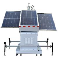 China Portable Solar Light Tower Surveillance Tower Lighting Mining Operations Mobile Lighting Tower for sale