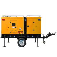 China Diesel Engine Pump Set 2 Wheel Dry Priming Pump Firefighting Diesel Powered Water Pump for sale