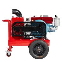 China Diesel Water Pump Belt Wheel Drive Dry Priming pump Compact Structure Self Priming Pump For Home for sale