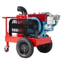 China Diesel Water Pump Belt Wheel Drive Dry Priming pump Compact Structure Self Priming Pump For Home for sale