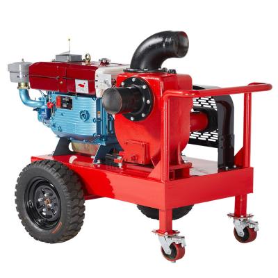 China Single Cylinder Diesel Engine Water Pump Set Agricultural Irrigation Pump Easy Start for sale