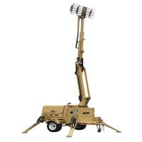 China Diesel Generator Light Tower Rated Voltage 220V Towable Light Tower Mobile Lighting Tower for sale
