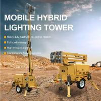 China Diesel Generator Light Tower Rated Voltage 220V Towable Light Tower Mobile Lighting Tower for sale