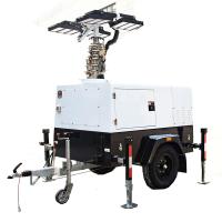 China Mobile Light Tower Generator Diesel Light Tower Lamp 4×500W LED Industrial Light Tower for sale