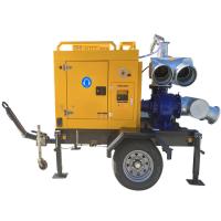 China Mobile Water Pump Agricultural Irrigation Self Priming Pump Diesel Engine Water Pump for sale