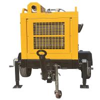China Mobile Water Pump Agricultural Irrigation Self Priming Pump Diesel Engine Water Pump for sale