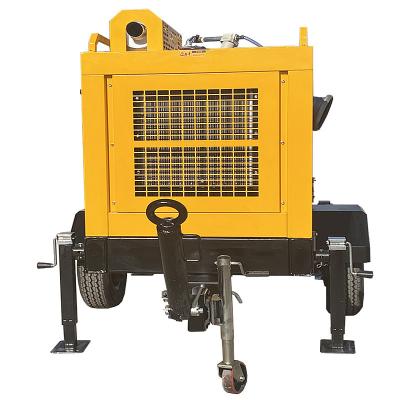 China Small Diesel Water Pump High Performance Slurry Pump Sewage Treatment Trash Water Pump Set for sale