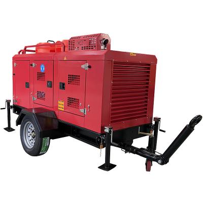 China Diesel Powered Water Pump Municipal Flood Control High Pressure Water Pump Silent Pump Manufacturers for sale