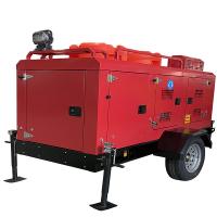 China ODM OEM Diesel Engine Pump Set Construction Emergency Silent Pump Belt Wheel Water Pump for sale
