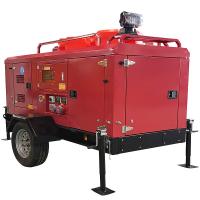 China ODM OEM Diesel Engine Pump Set Construction Emergency Silent Pump Belt Wheel Water Pump for sale