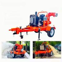 China Diesel Engine Water Pump Trailer Emergency Pump Speed 1500rpm Agricultural Irrigation Water Pump for sale