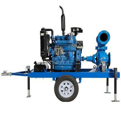 China Mobile Water Pump Self Priming Pump Head 10 m Diesel Engine Water Pump for Irrigation for sale