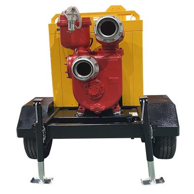 China Sewage Pump Vertical  Self Priming Pump High Performance Diesel Powered Water Pump for sale