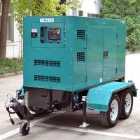 China Diesel Engine Generator Set Rated Current 3.6A-3600A Construction Sites Trailer Mobile Silent Generator Diesel for sale