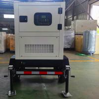 China 30kw Diesel Generator Silent Type Diesel Generator Trailer Mounted Diesel Engine Generator Set for sale