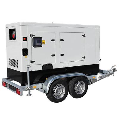 China 30kw Diesel Generator Silent Type Diesel Generator Trailer Mounted Diesel Engine Generator Set for sale