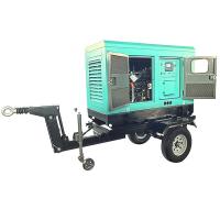 China Diesel Engine Generator Set Rated Current 3.6A-3600A Construction Sites Trailer Mobile Silent Generator Diesel for sale