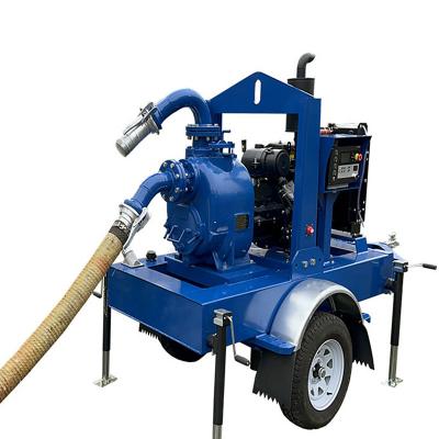 China High Quality Construction Dewatering Water Pump Max capacity 3500GPM （221lps）Diesel Engine Water Pump for sale