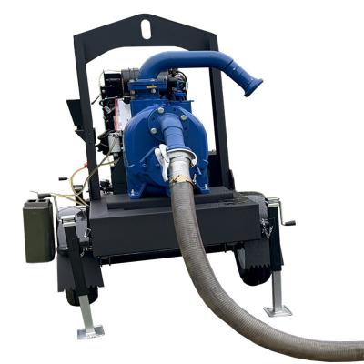China Portable Water Pump Tunnel Emergency Pumping Self-Priming Pump Diesel Water Pump for sale