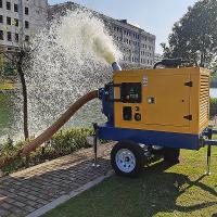 China Two-Wheels Water Pump High Head 15-20m Self Priming Vortex Pump Diesel Engine Pump Set for sale