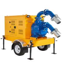China Flood Project Diesel Powered Water Pumps High Quality Self-Priming Centrifugal Pump for sale