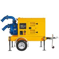 China Flood Project Diesel Powered Water Pumps High Quality Self-Priming Centrifugal Pump for sale