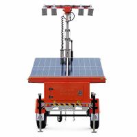 China Factory Solar Light Tower Height 7.5m Industrial Light Tower Affordable Solar Light Tower Price for sale